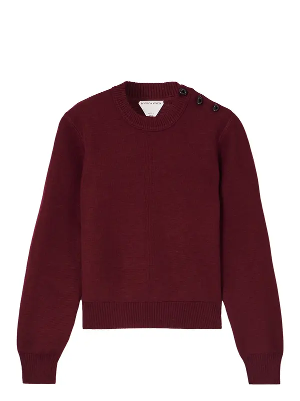 Bottega Veneta Wool Knit Sweater - Red