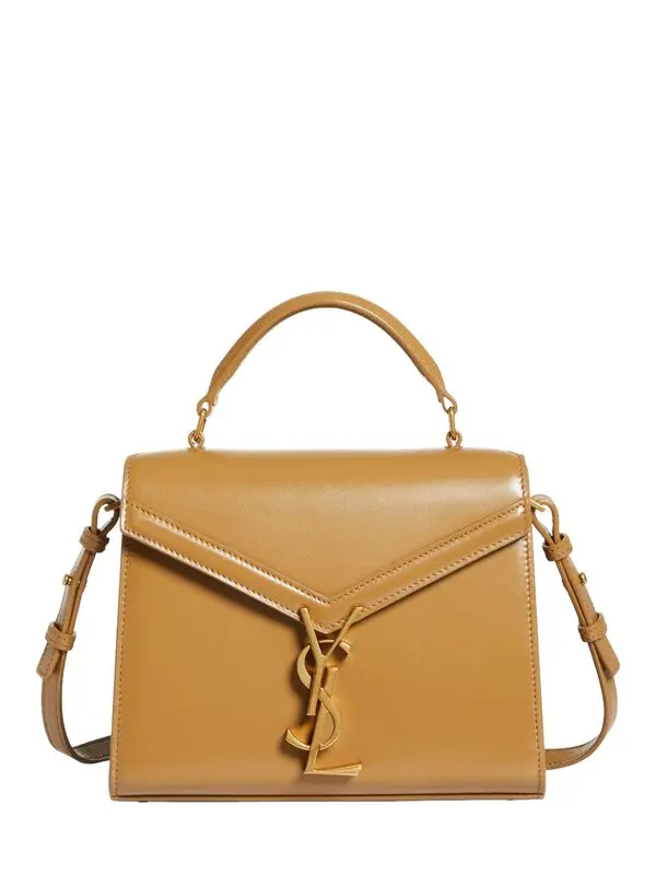 Saint Laurent Mini Cassandra Top Handle Bag - Cappuccino