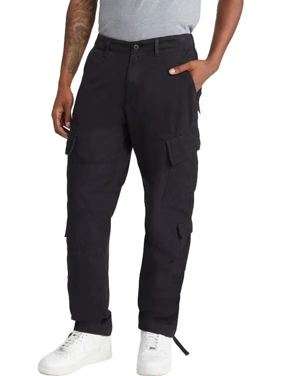 Alpha Industries Acu Straight Leg Cargo Pants - Black