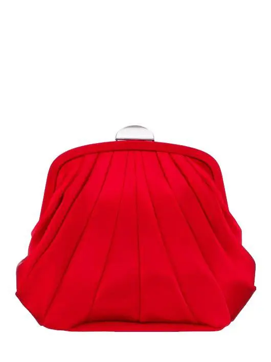 Nina Billow Art Deco Frame Clutch - Red Rouge