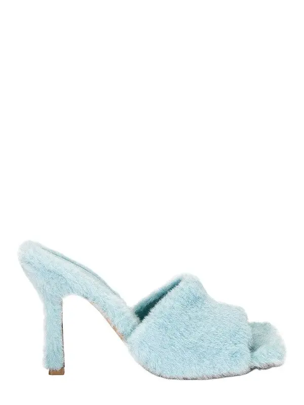 Bottega Veneta Cozy Stretch Mule Sandals - Pale Blue