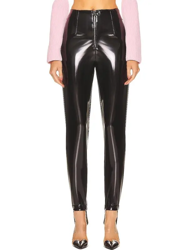 Alaïa Stirrup Pant In Black - Noir