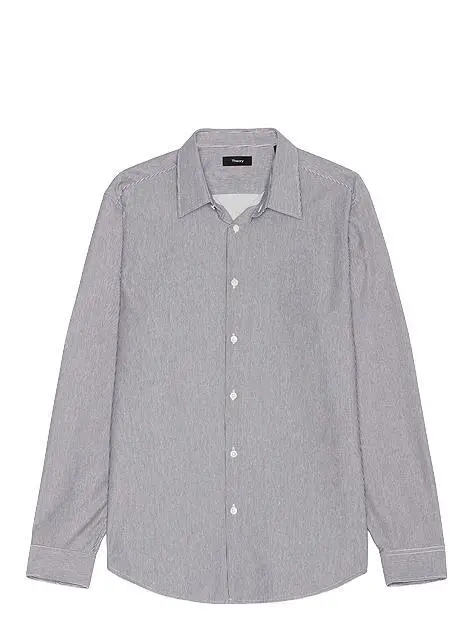 Theory Sylvain Structure Knit Shirt - White