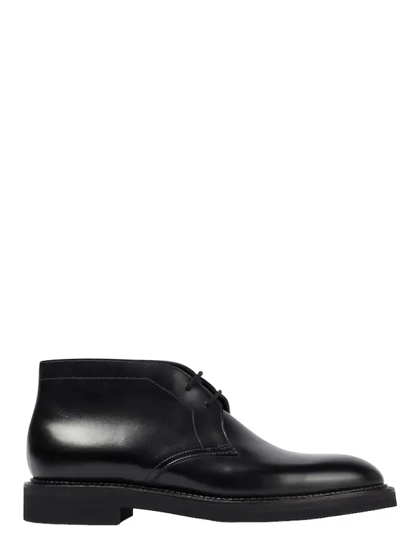 John Lobb Heywood Leather Boots - Black