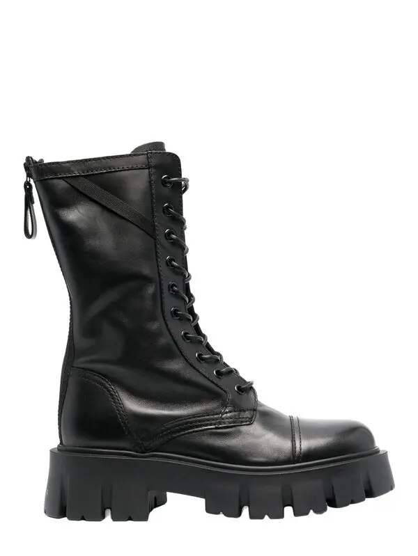Premiata Elba Combat Boots - Black