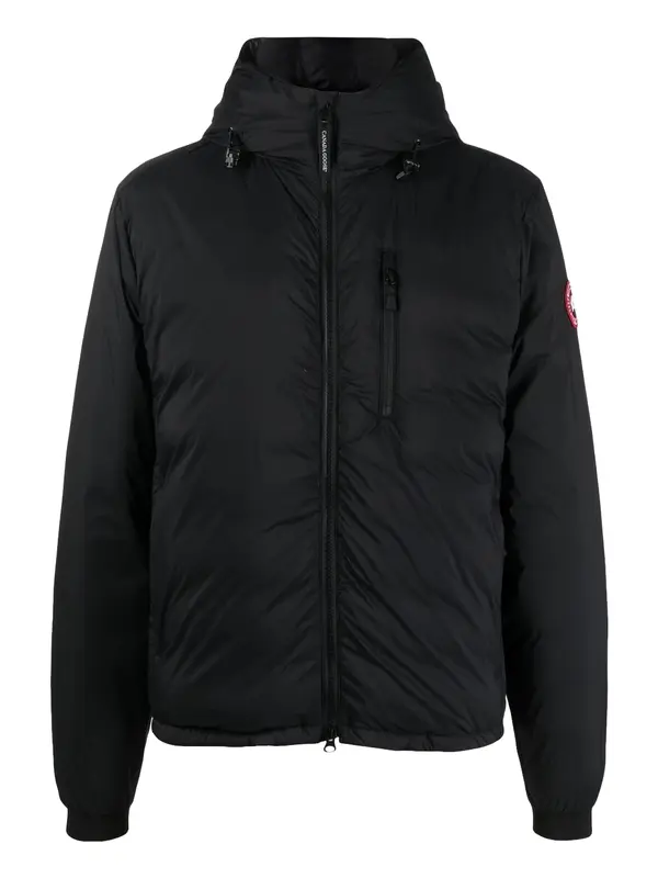 Canada Goose Hooded Feather-down Padded Jacket - Black