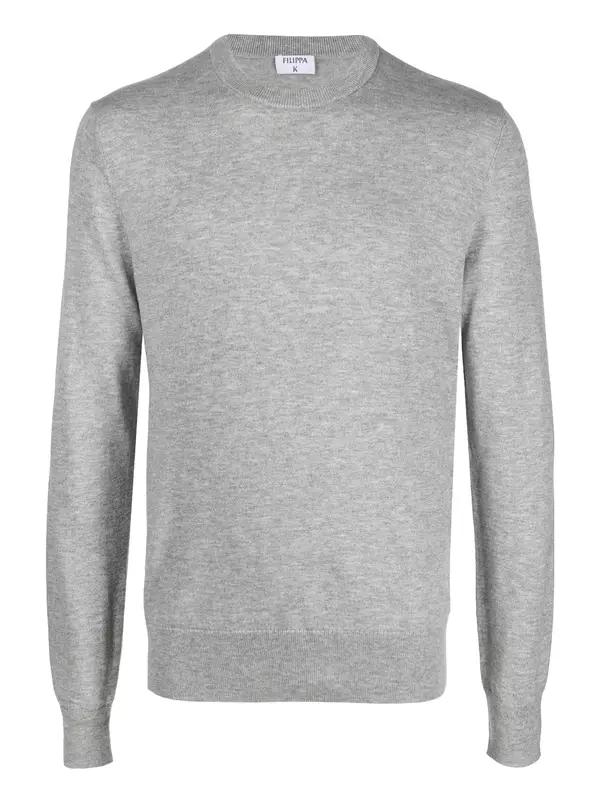 Filippa K Cotton-merino Jumper - Grey