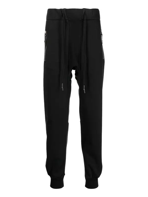 Boris Bidjan Saberi Straight-leg Tracksuit Bottoms - Black