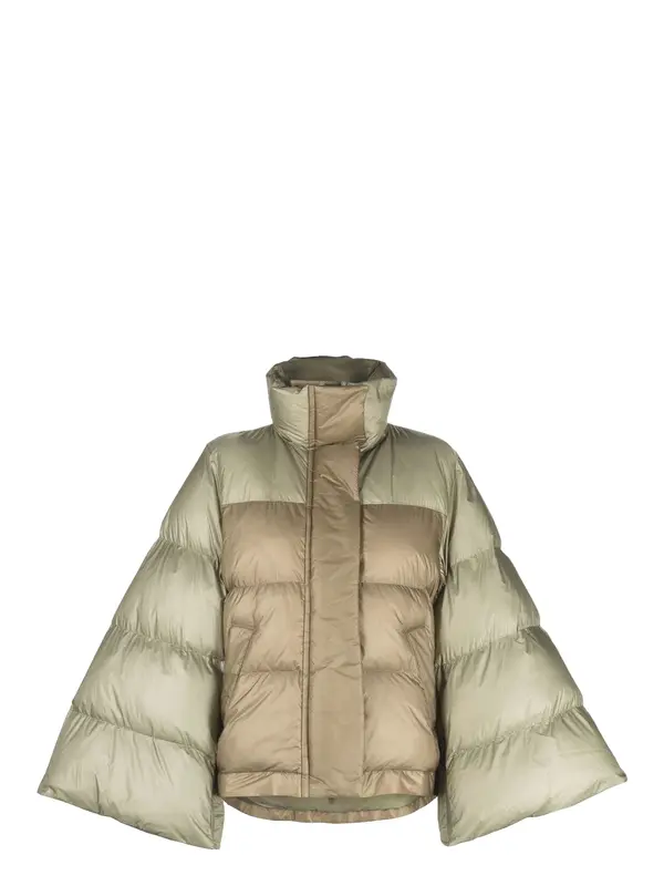 Sacai Bell Sleeve Puffer Jacket - Green