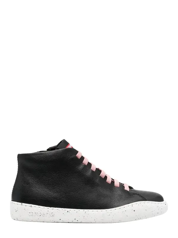 Camper High-top Leather Sneakers - Black