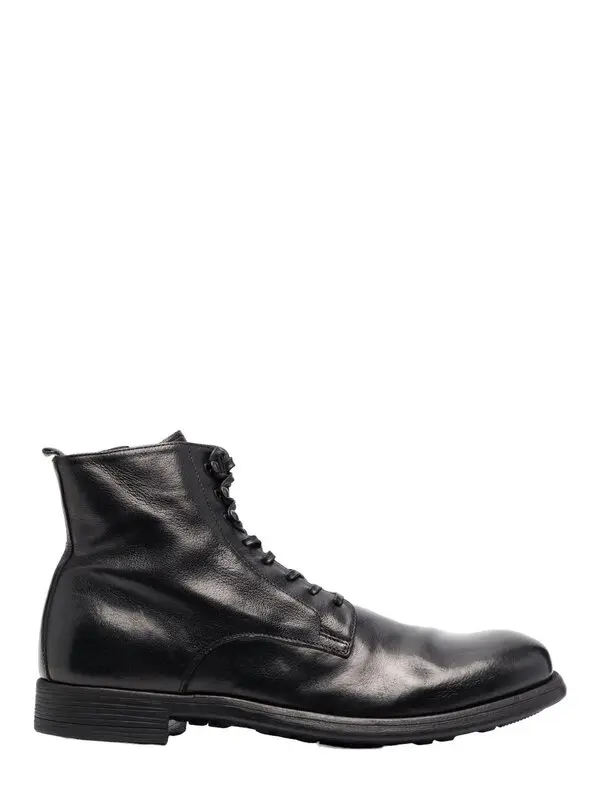 Officine Creative Chronic Lace-up Ankle Boots - Black
