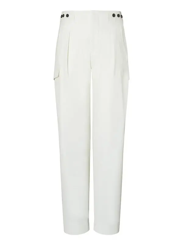 Tory Burch Wool Pant - White