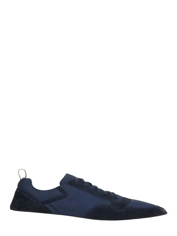 Loro Piana Newport Walk Water-repellent Sneakers - Navy