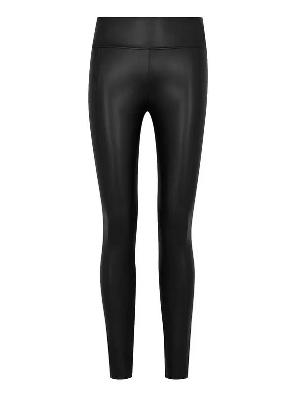 Wolford Edie Vegan Leather Leggings - Black