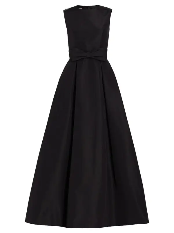 Alexia Maria Grace Silk Faille Ball Gown - Black