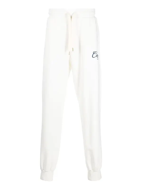 Casablanca Logo-print Track Pants - White