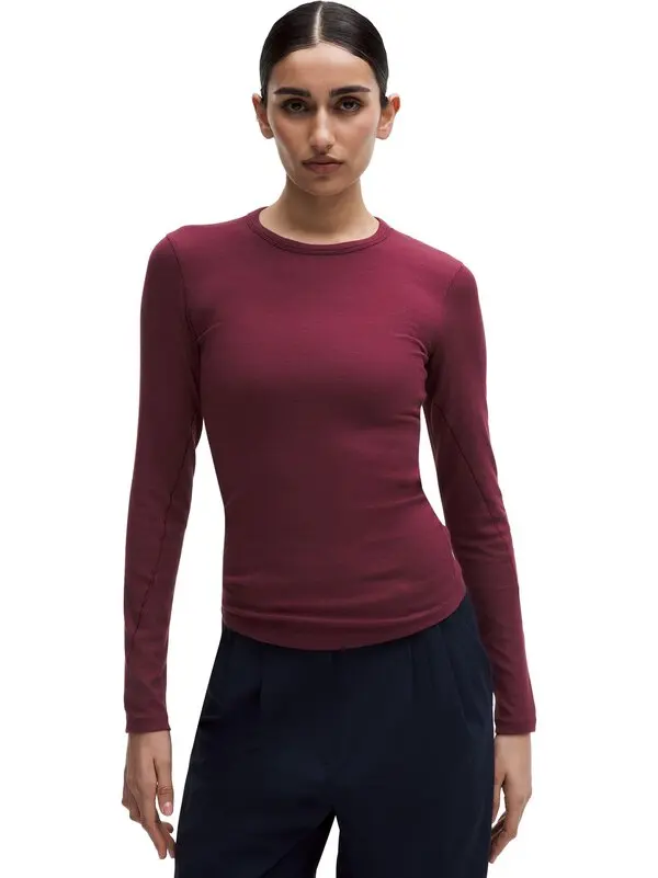Lululemon Long-sleeve Shirt - Burgundy Bay