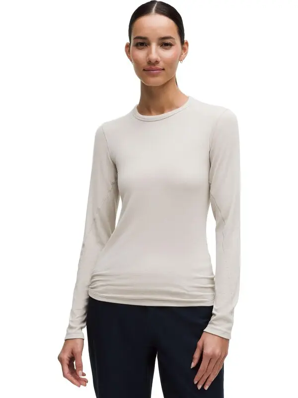 Lululemon Long-sleeve Shirt - Downtown Tan