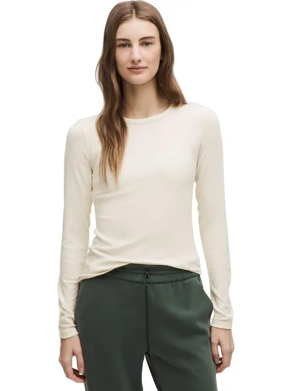 Lululemon Long-sleeve Shirt - Light Ivory