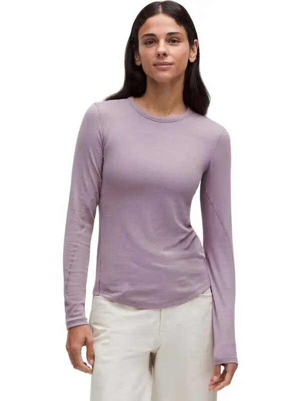 Lululemon Long-sleeve Shirt - Lotus Lavender