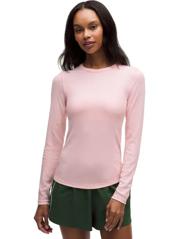Lululemon Long-sleeve Shirt - Pink Pearl