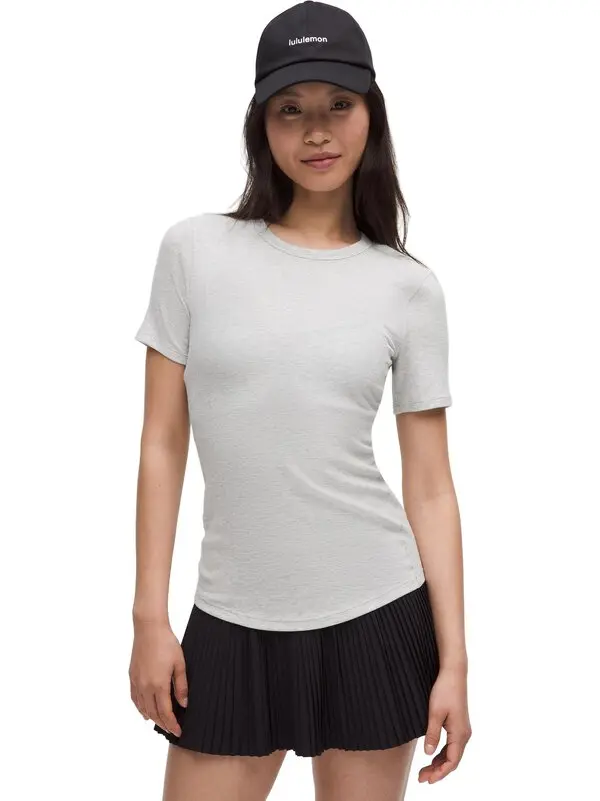 Lululemon Hold Tight Short-sleeve Shirt - Heathered Core Ultra Light Grey