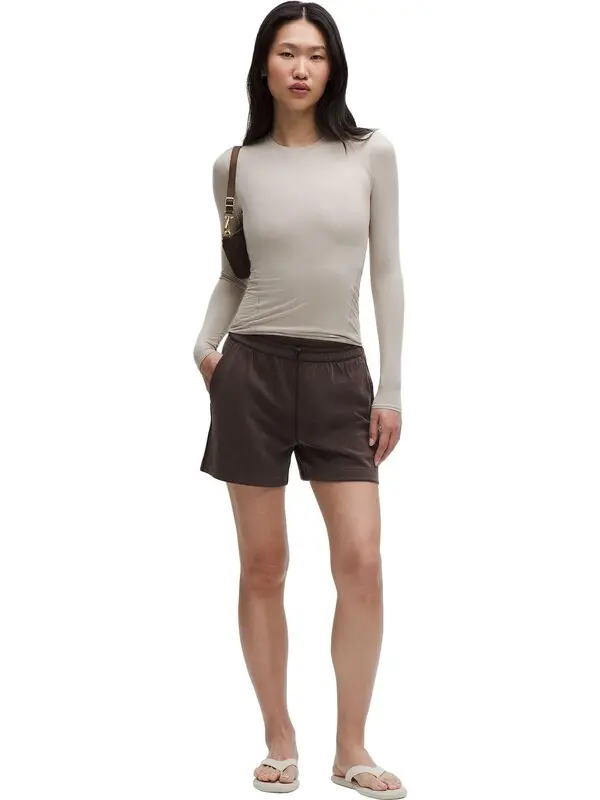 Lululemon Softstreme High-rise 4" Shorts - Mahogany Muse