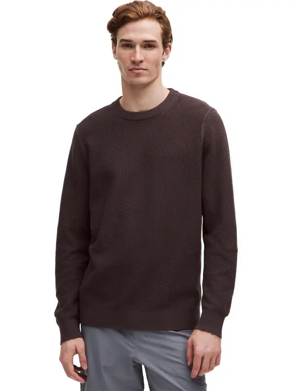 Lululemon Textured Knit Crewneck Sweater - Sequoia