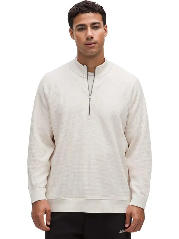 Lululemon Engineered Warmth Half Zip - Bone/bone