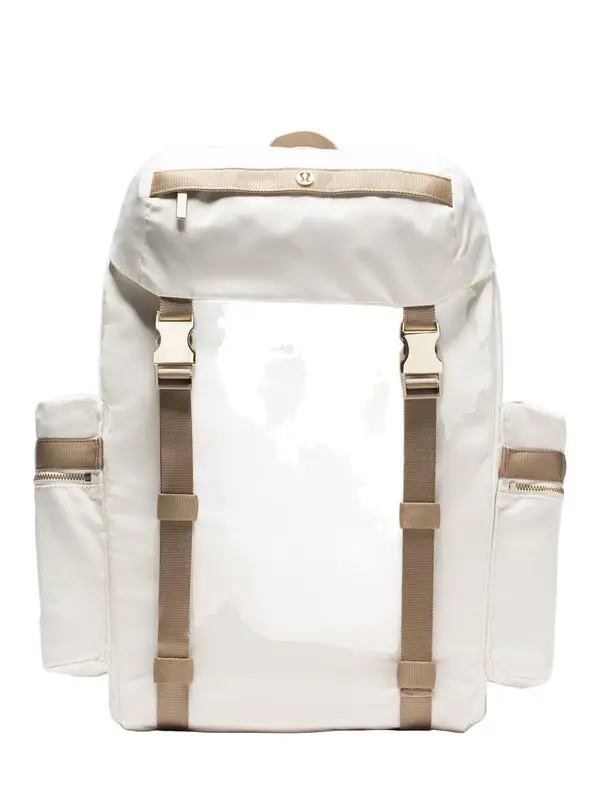 Lululemon Wunderlust Backpack 25l - Light Ivory/wacky Khaki/gold