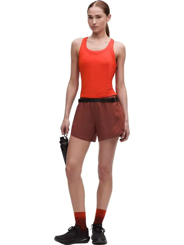 Lululemon Track That High-rise Lined Short 5 - Cranberry Charm