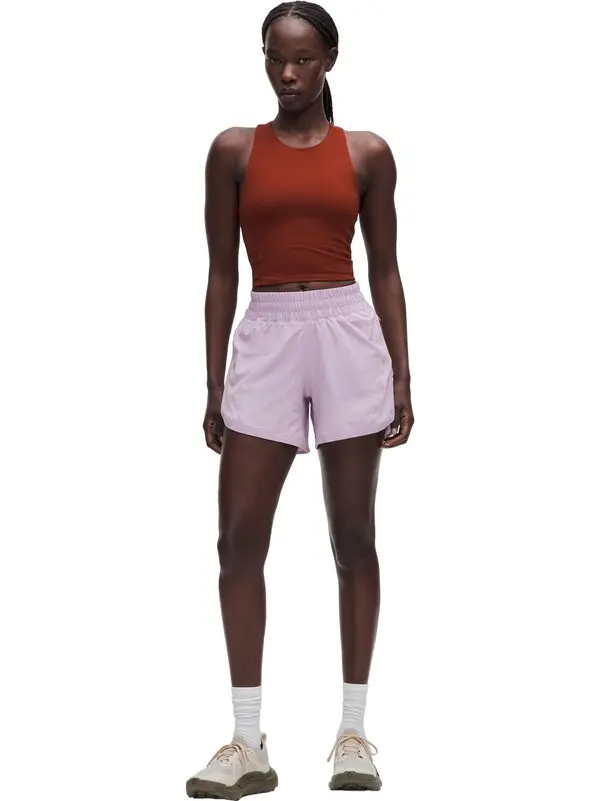 Lululemon Track That High-rise Lined Short 5 - Lilac Play