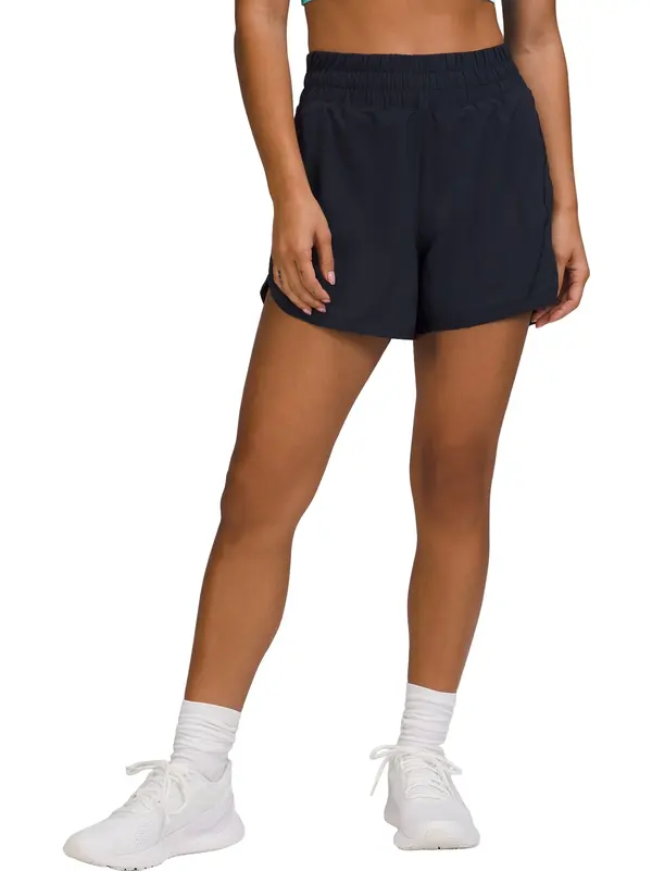 Lululemon Track That High-rise Lined Short 5 - True Navy