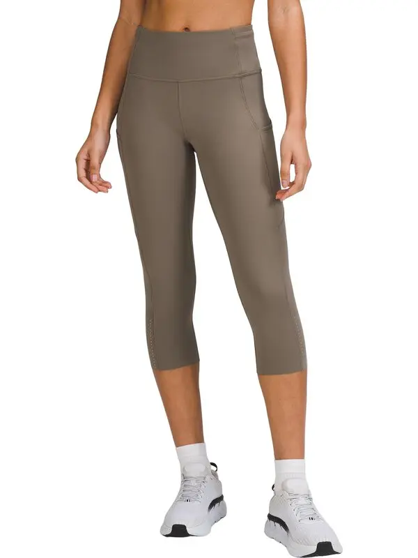 Lululemon Fast And Free High-rise 19" Crop - Rover