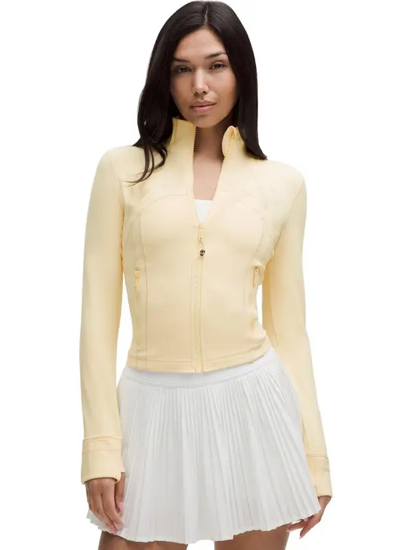 Lululemon Define Cropped Jacket - Butter Cream