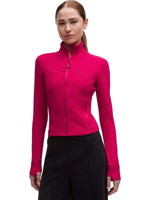 Lululemon Define Cropped Jacket - Mulberry Spark
