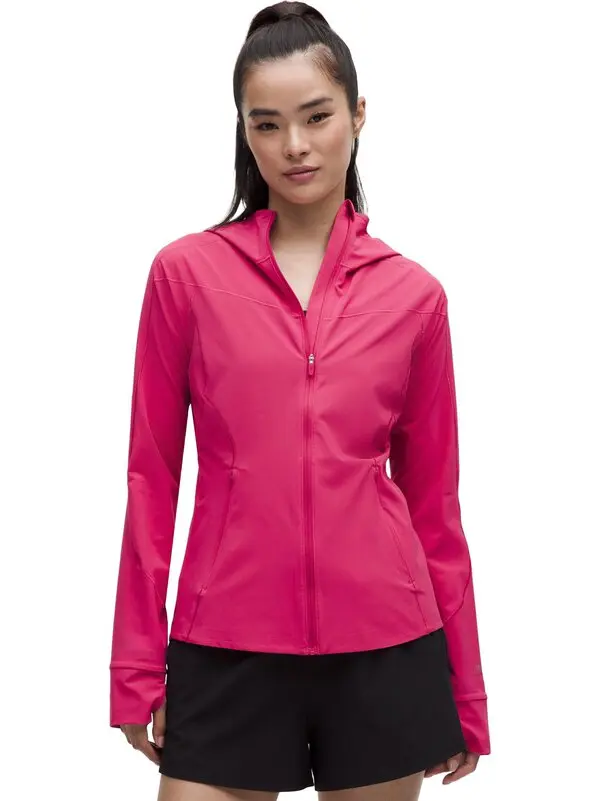Lululemon Mist Over Windbreaker - Raspberry Coulis