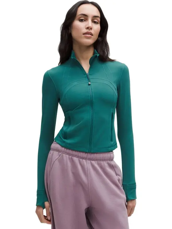 Lululemon Define Cropped Jacket - Deep Marina