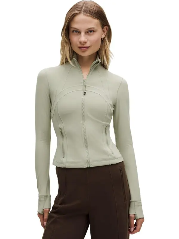 Lululemon Define Cropped Jacket - Fog Green