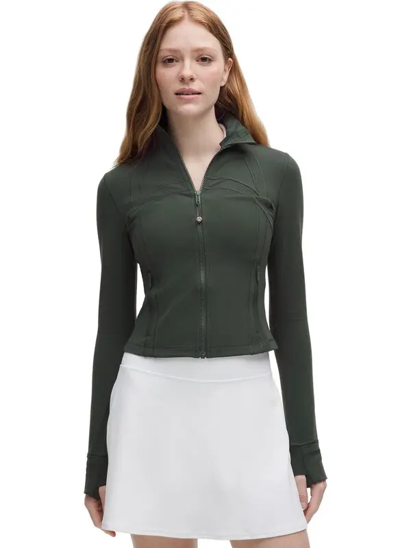 Lululemon Define Cropped Jacket - Rainforest Green