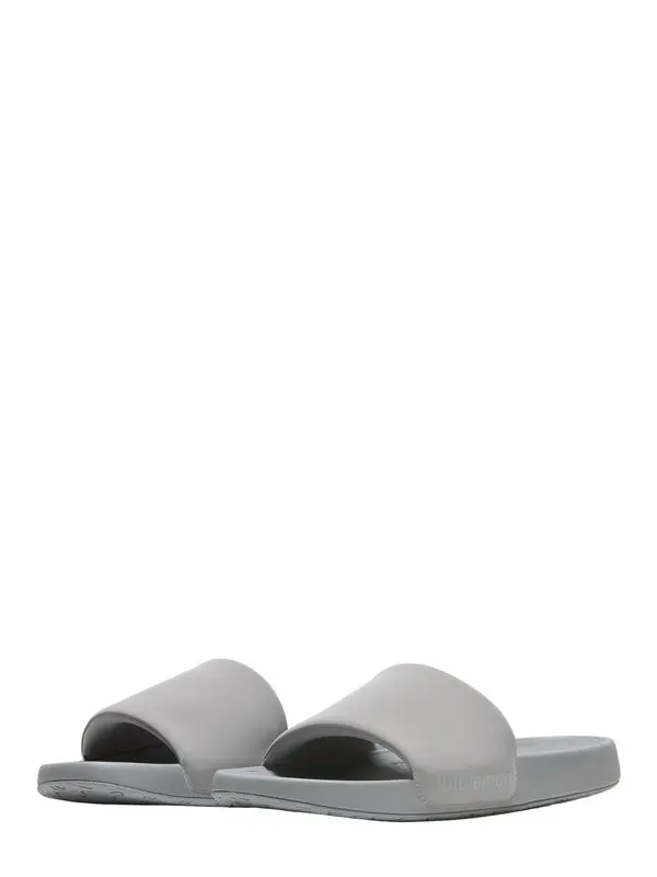 Lululemon Restfeel Slide Casual Comfort And Support - Feather Grey/feather Grey/feather Grey
