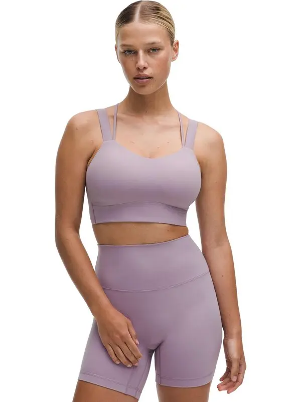 Lululemon Like A Cloud Longline Bra - Lotus Lavender