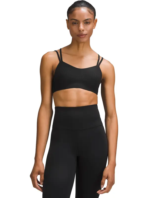 Lululemon Like A Cloud Ribbed Bra - Black