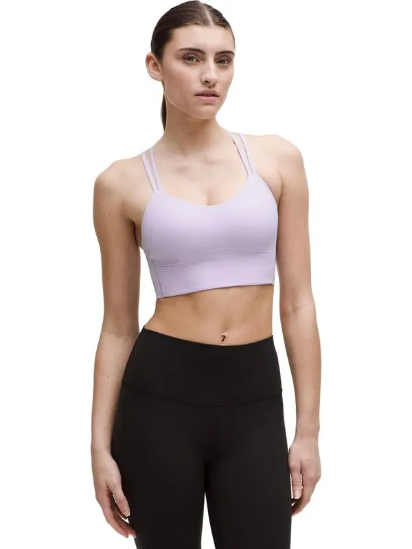 Lululemon Like A Cloud Longline Bra - Lavender Frost