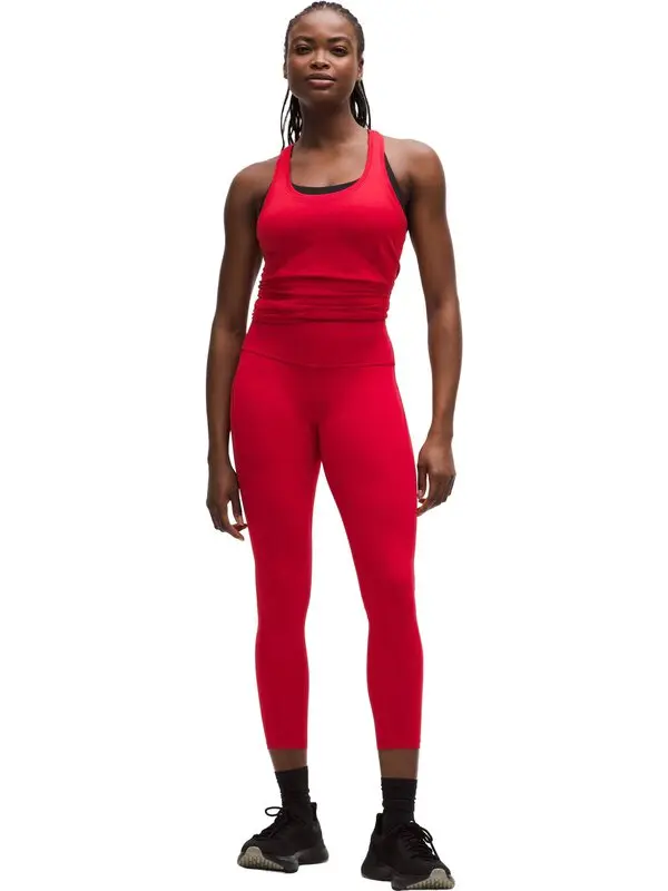 Lululemon Wunder Train High-rise Tight With Pockets 25 - Oxford Red