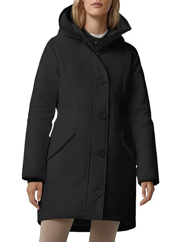 Canada Goose Rossclair Hooded Down Parka - Black