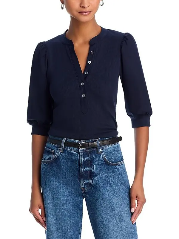 Veronica Beard Coralee Top - Navy