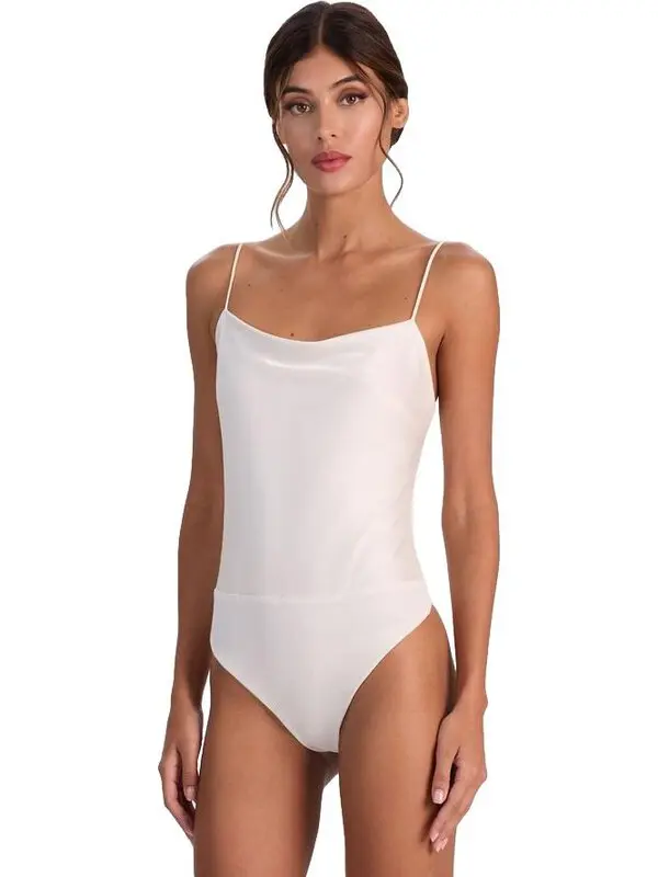 Alice + Olivia Harmon Bodysuit - White