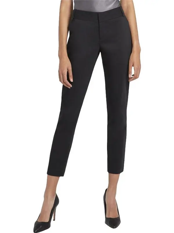 Alice + Olivia Stacey Slim Trouser - Black