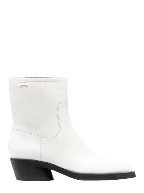 Camper Upright Ankle Boots - White